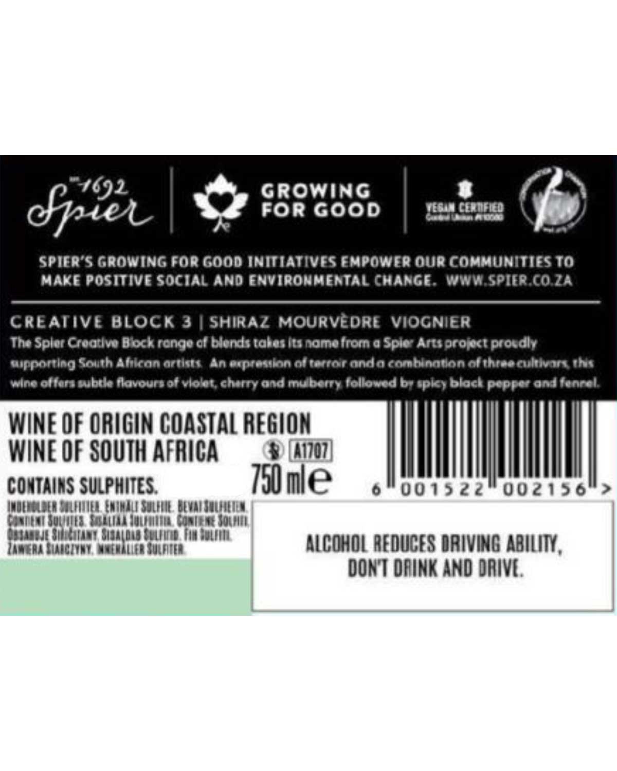 Spier Creative Block 3 2019 jetzt kaufen